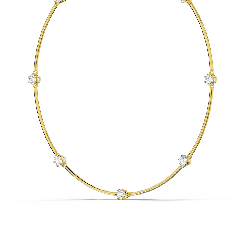 Buy Swarovski Constella choker, White, Gold-tone plated | 5622720