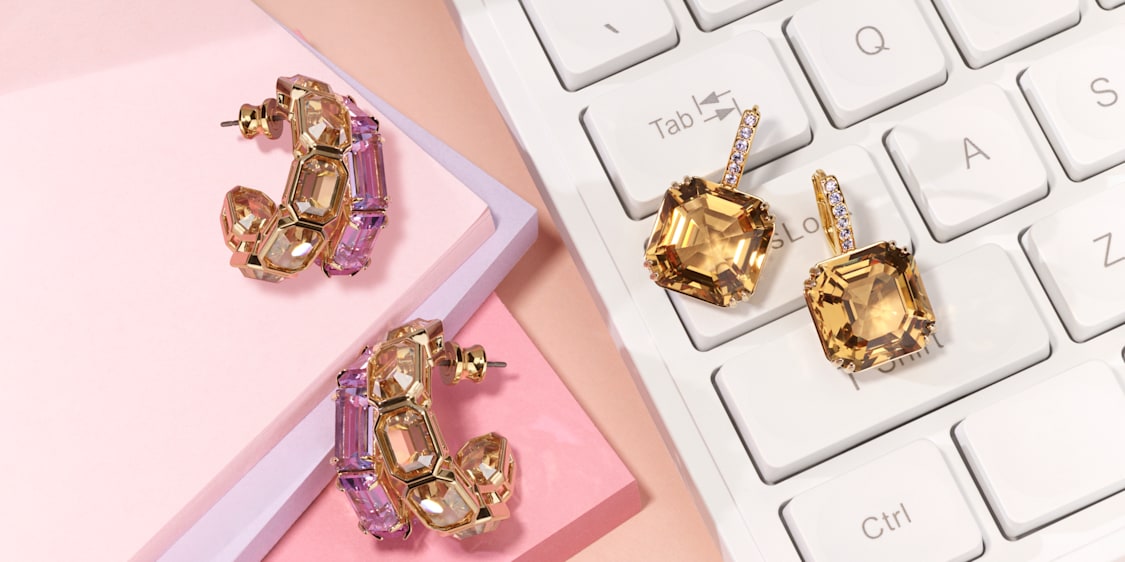 Shop Luxury Crystal Earrings Online | Swarovski Qatar